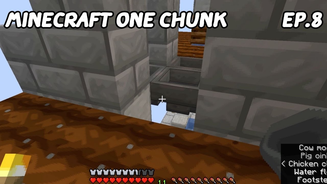 Minecraft one chunk ep.8 ฟามแครอท+มันฝรั่งออโต้ - YouTube