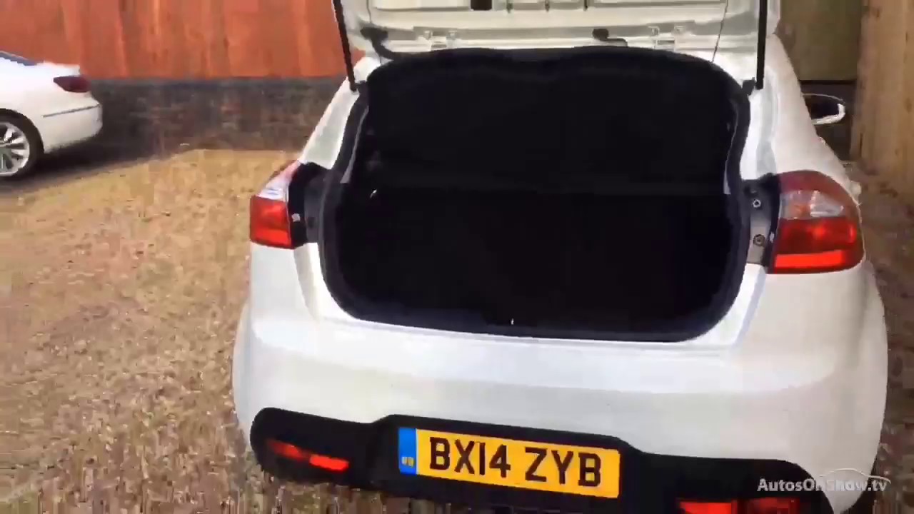 KIA RIO CRDI VR7 ECODYNAMICS WHITE 2014 - YouTube
