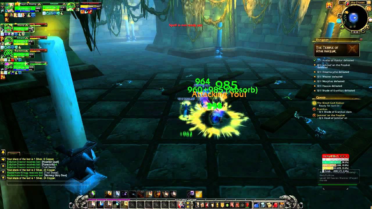 How to Complete [Sunken Temple Dungeon] + All Quests In World Of ...