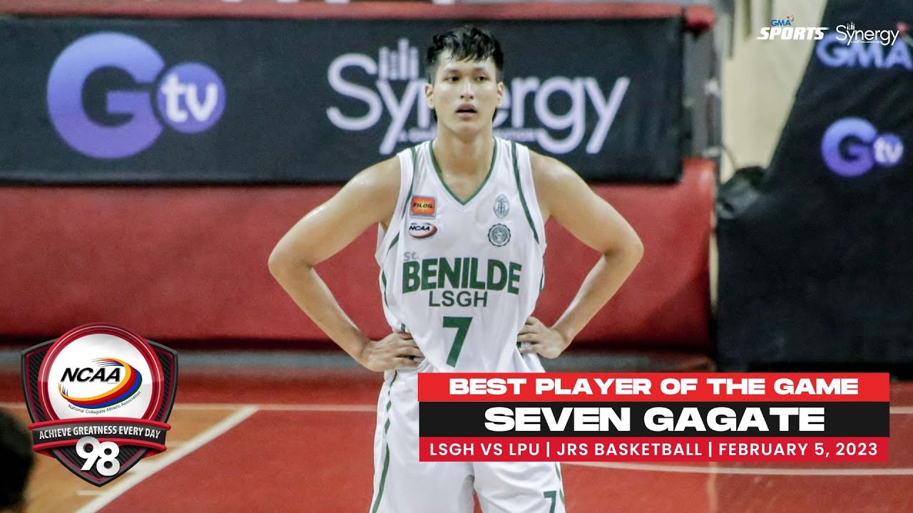 NCAA Season 98 | Best Player: Seven Gagate (LSGH vs LPU) | Feb. 5, 2023 ...