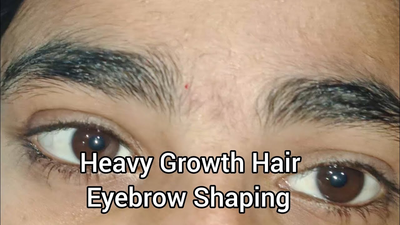 Heavy Growth Hair Eyebrow Threading -14 Heavy Thick Eyebrow Shaping ...