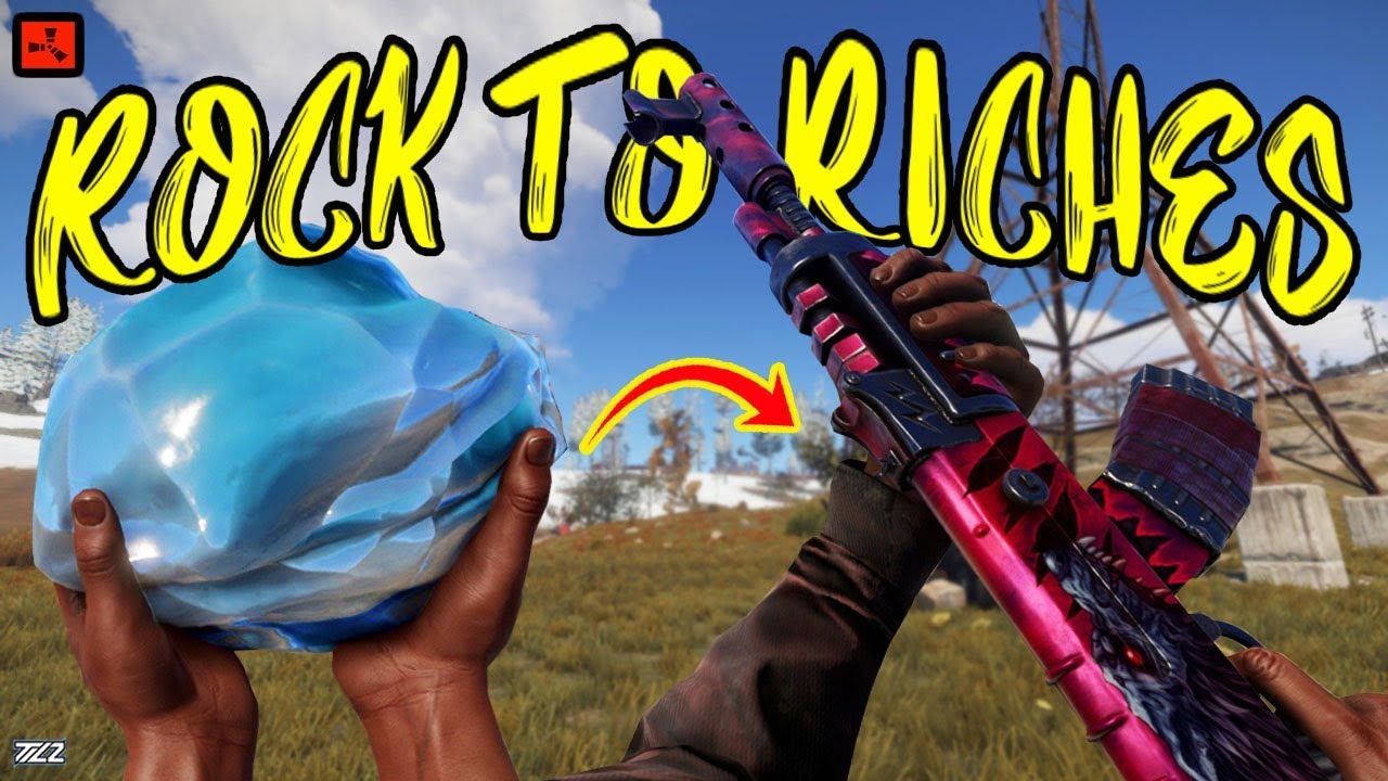 ROCK To RICHES - A RUST SOLO SURVIVAL STORY - YouTube