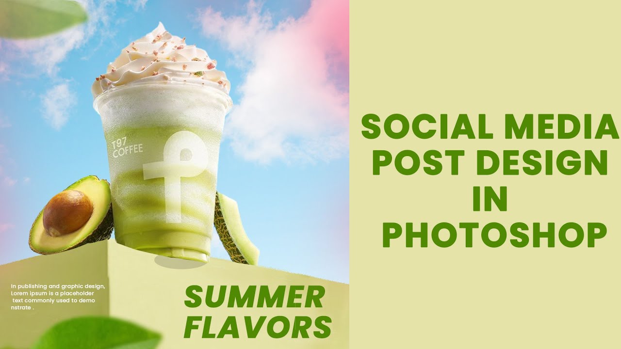 Social media Post Design Photoshop | Banner Design in Photoshop ...