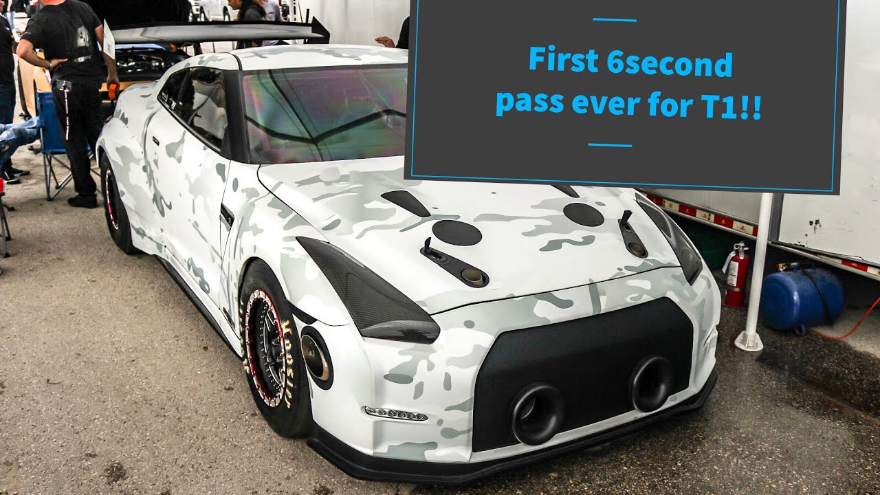 T1 Race GTR FINALLY makes a 6 SECOND PASS at TX2K! (OFF THE TRAILER ...