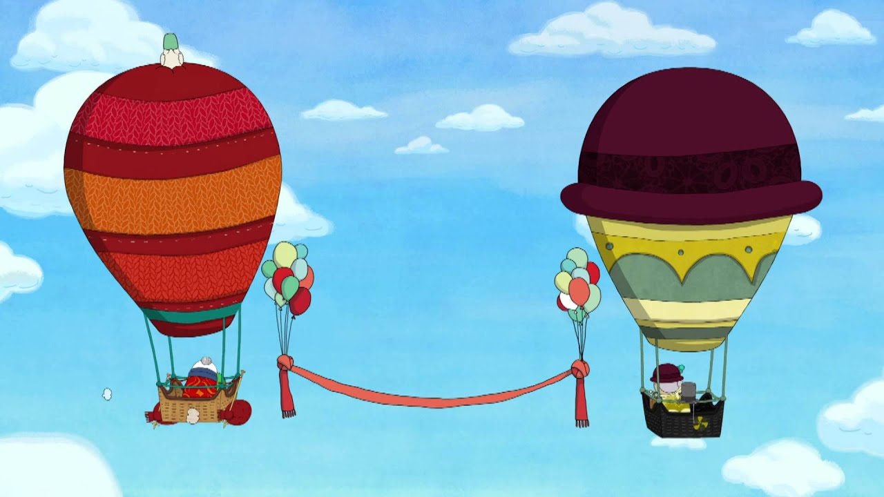 Sarah & Duck - Balloon Race - YouTube