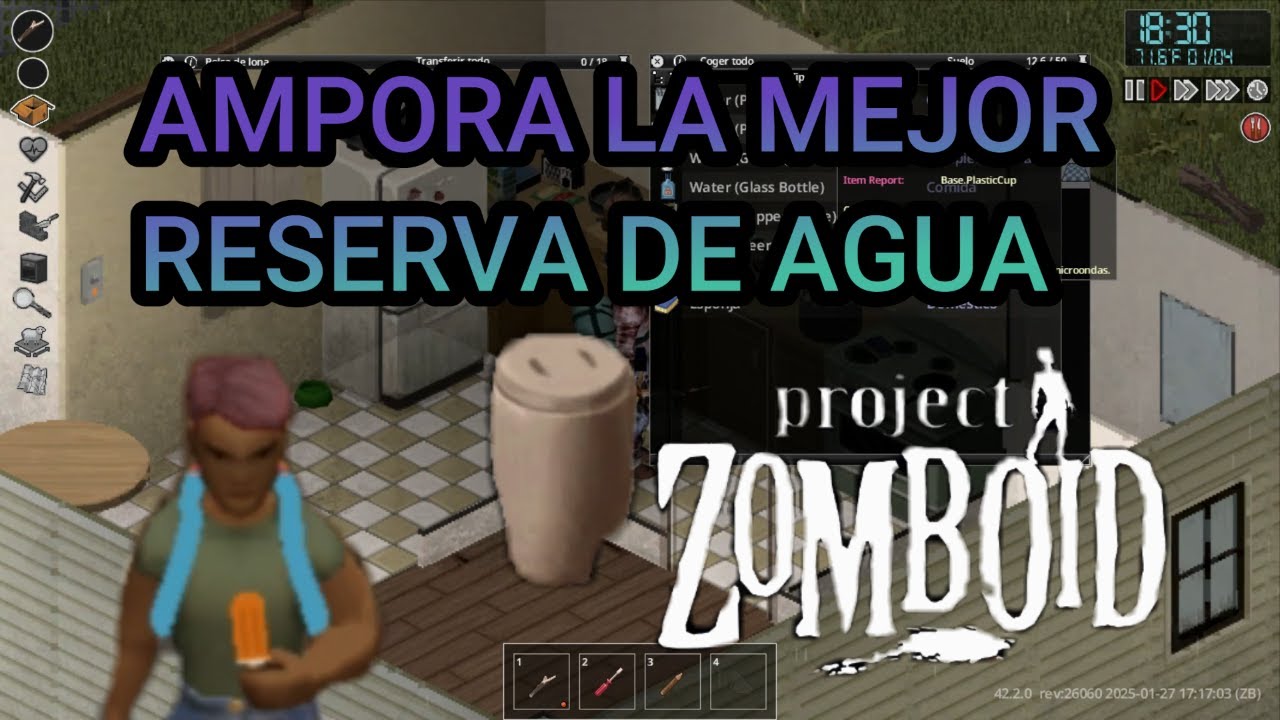 AMPHORA TU MEJOR RESERVA DE AGUA EN "PROJECT ZOMBOID" - YouTube