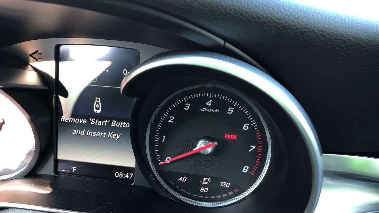 How to get a 2017 Mercedes-Benz C 300 into neutral (electric column ...