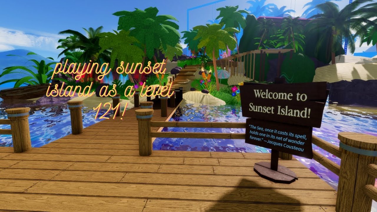 Playing Sunset Island as a level 121 - YouTube