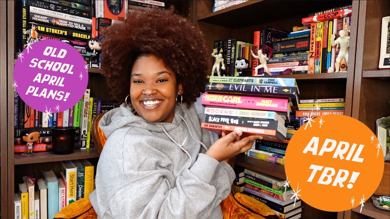 april TBR! 🩷 old school april reading plans! - YouTube