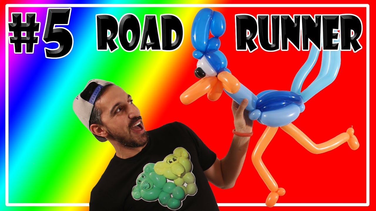 #5 Tutorial Road runner beep beep con palloncini e un divertente ...