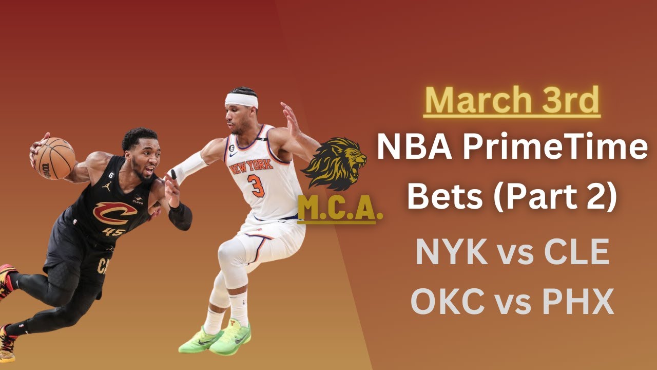 March 3rd NBA PrimeTime Picks (Night Games) - YouTube