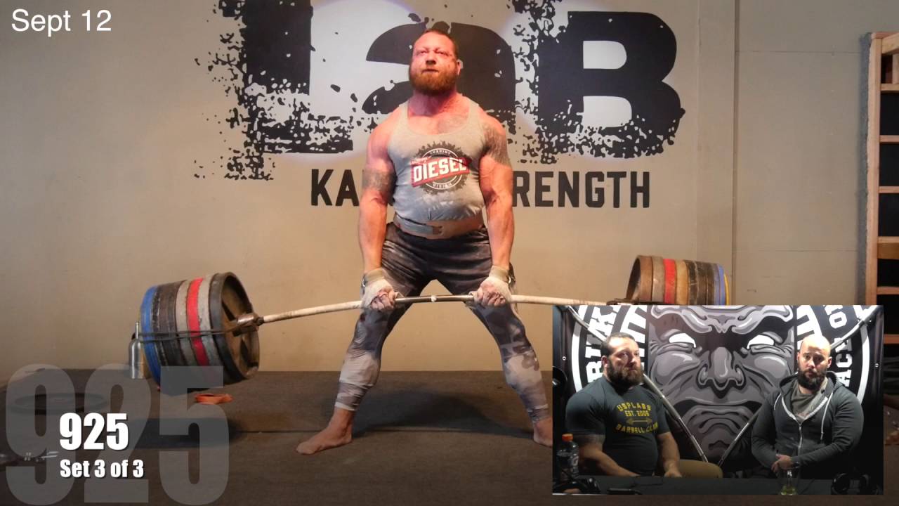 The Mountain Shares Video Of Reps Of A 1,000 Pound Deadlift