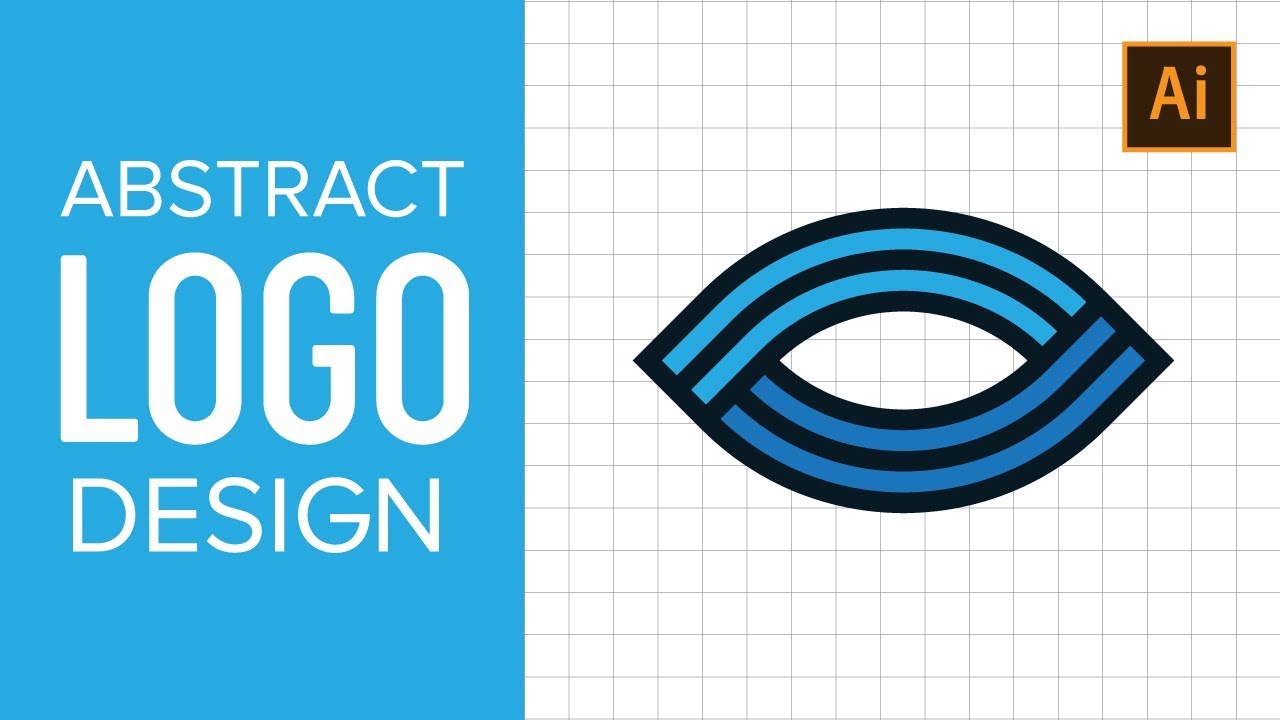 ABSTRACT LOGO DESIGN TUTORIAL WITH ADOBE ILLUSTRATOR CC - YouTube