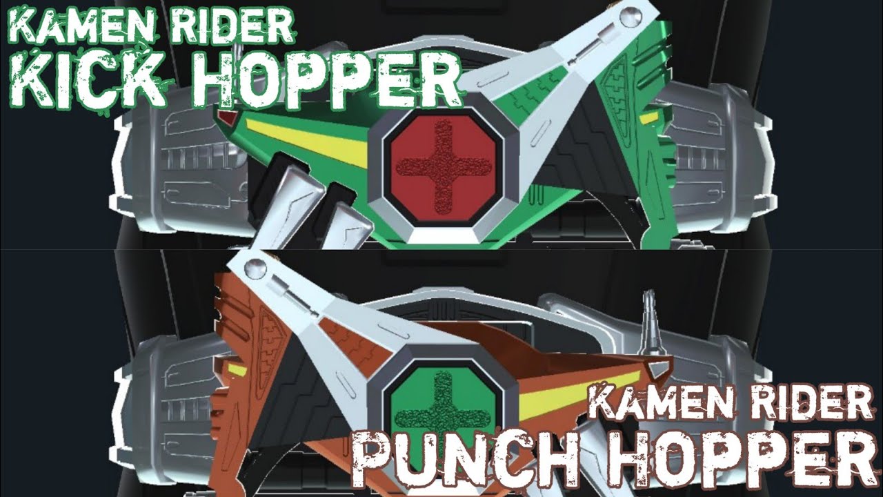 Kamen Rider Kick Hopper and Punch Hopper Belt Simulator Android - YouTube