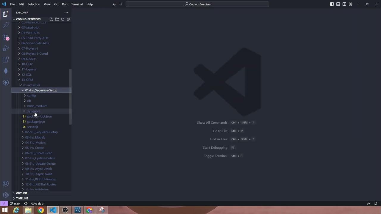 Orm 01 Ins Sequelize Setup Youtube