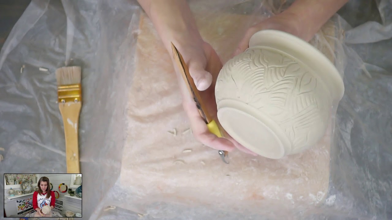 Carving 101 - Yes You Can Carve A Pot - YouTube