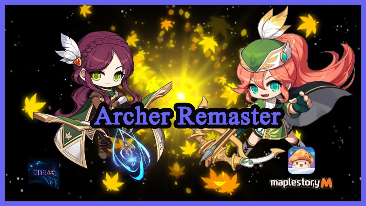 Maplestory M : Archer Remaster มาดูการฟามของ archer กันสักหน่อยครับ ...