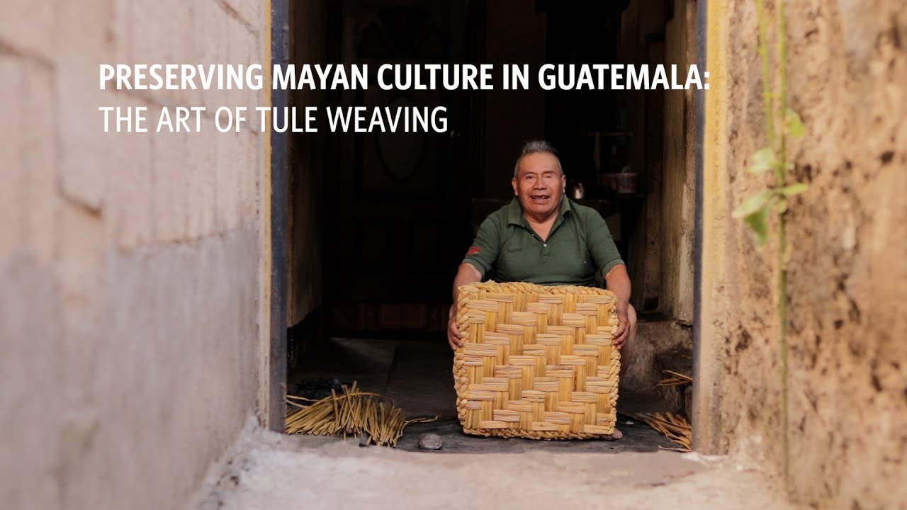 Preserving Mayan Culture in Guatemala: The Art of Tule Weaving - YouTube