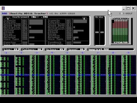 5 minute composition in Adlib tracker RAD 9 voices - first time - YouTube