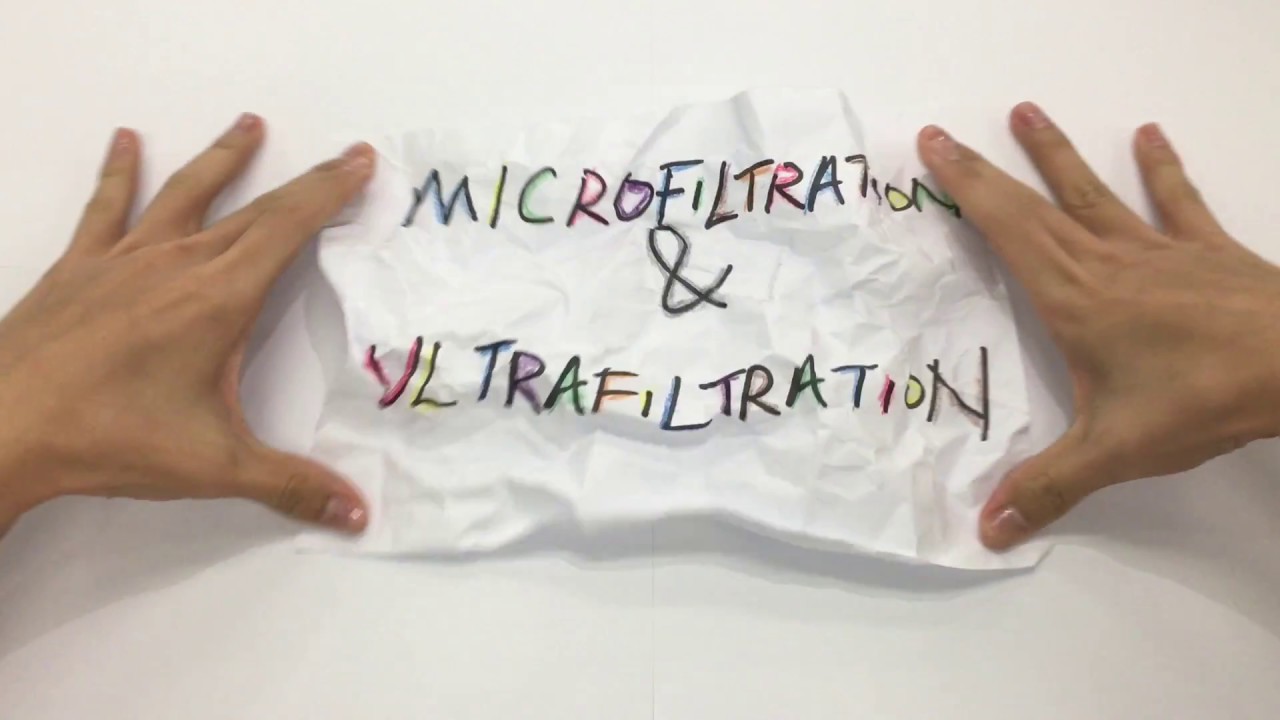 Membrane Separation Process - Microfiltration and Ultrafiltration - YouTube