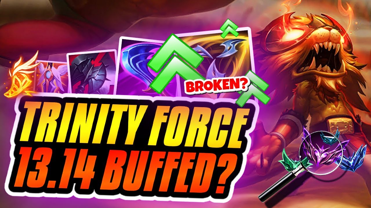 IS TRINITY FORCE BROKEN ON GNAR AFTER PATCH 13.14 CHANGES?!? Season 13 ...