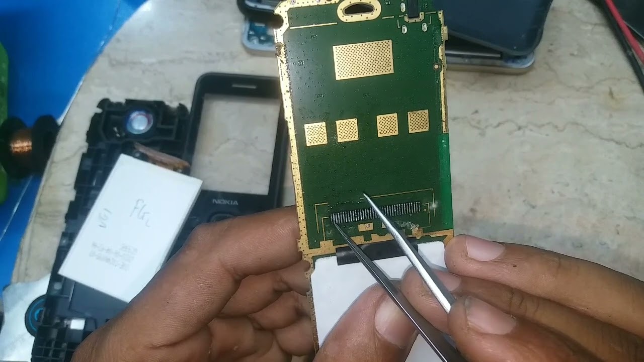 nokia ta 1235 white display - YouTube