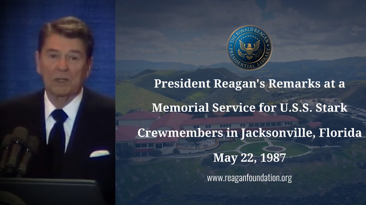 President Reagan's Solemn Remarks at the Memorial Service for the USS ...
