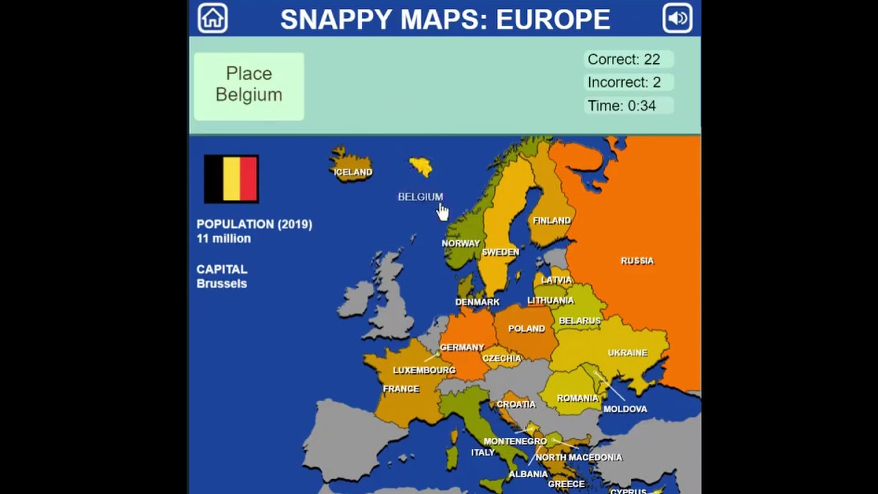 Snappy Maps: Europe 0:57 [former WR] - YouTube