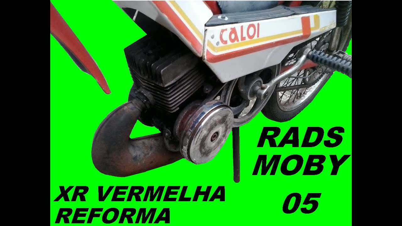 rads moby MOBILETE xr vermelha reforma 05 - YouTube