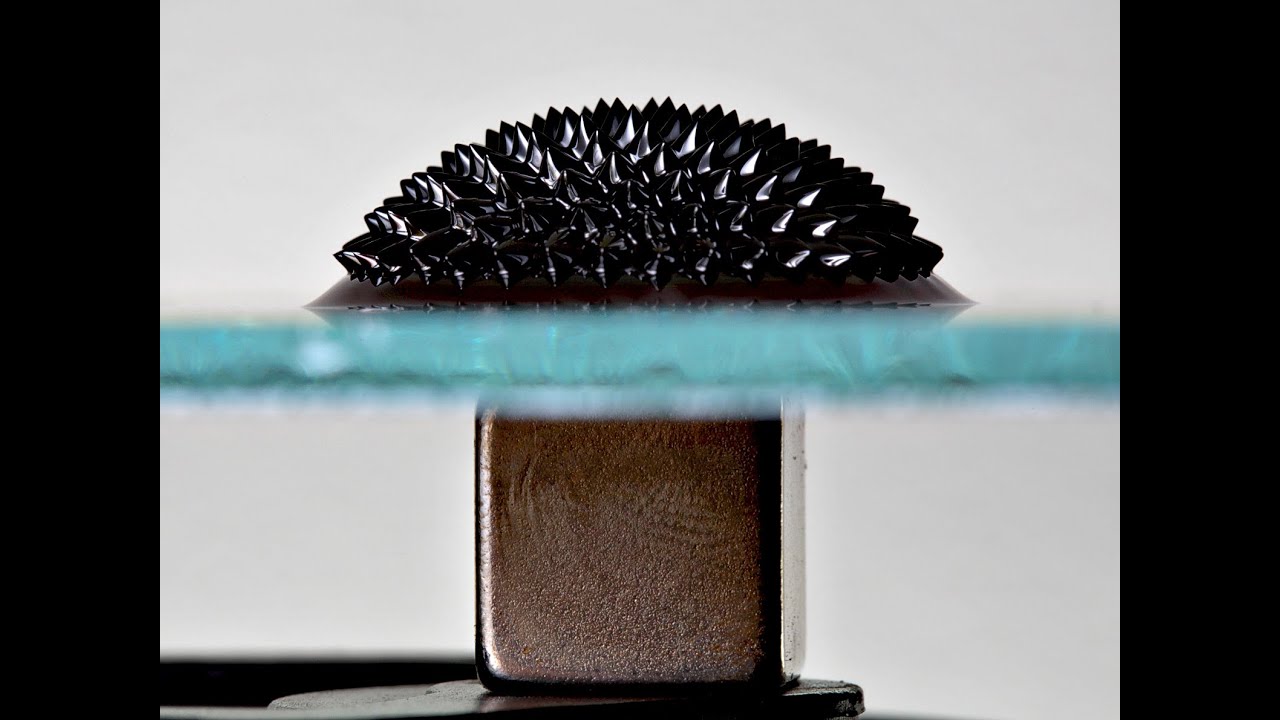 nano magnetic fluid ferrofluid nanoparticles of iron - YouTube