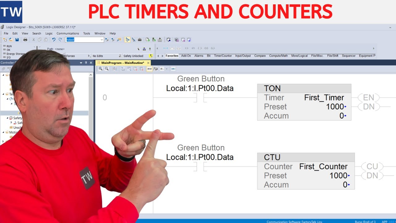 Studio 5000 Timers and Counters Explained (TON, TOF, RTO, CTU, CTD ...