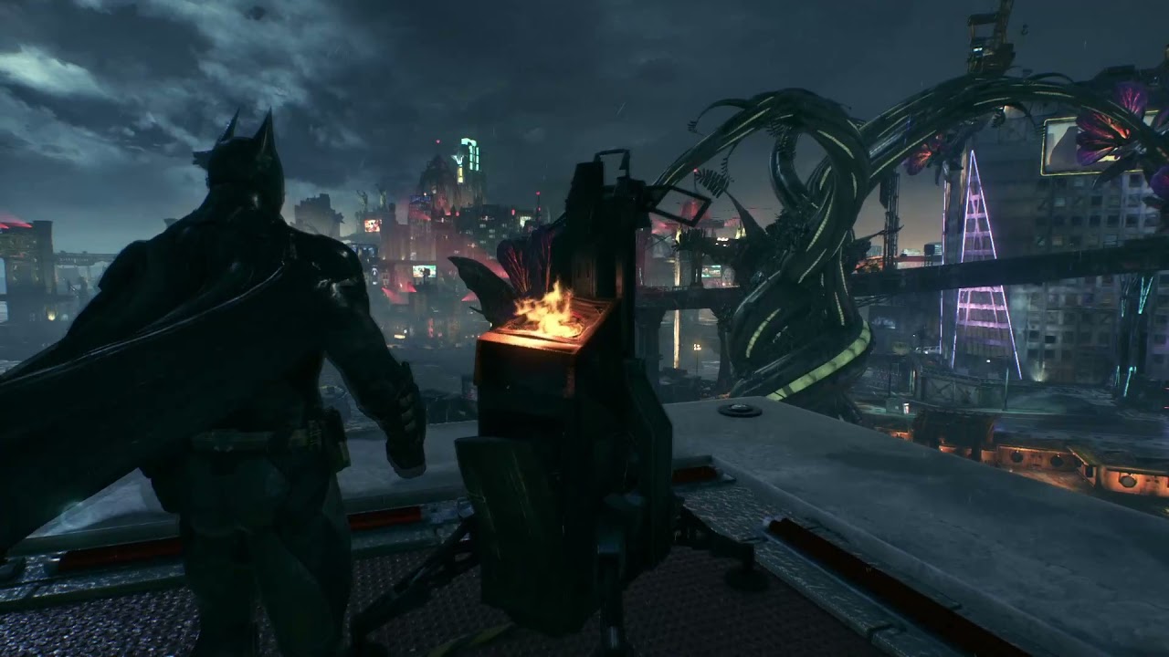Batman blows up enemy surveillance cameras and breaks into armed ...