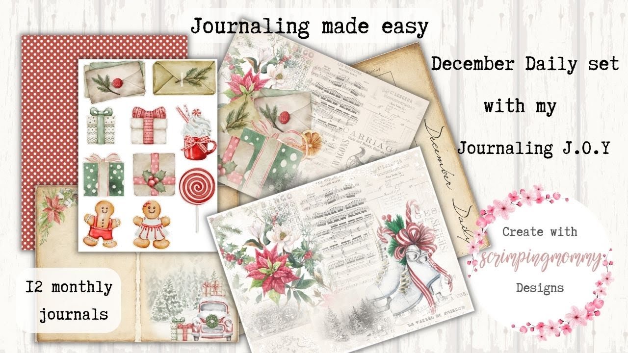 December daily with Journaling J.O.Y journaling made easy - YouTube