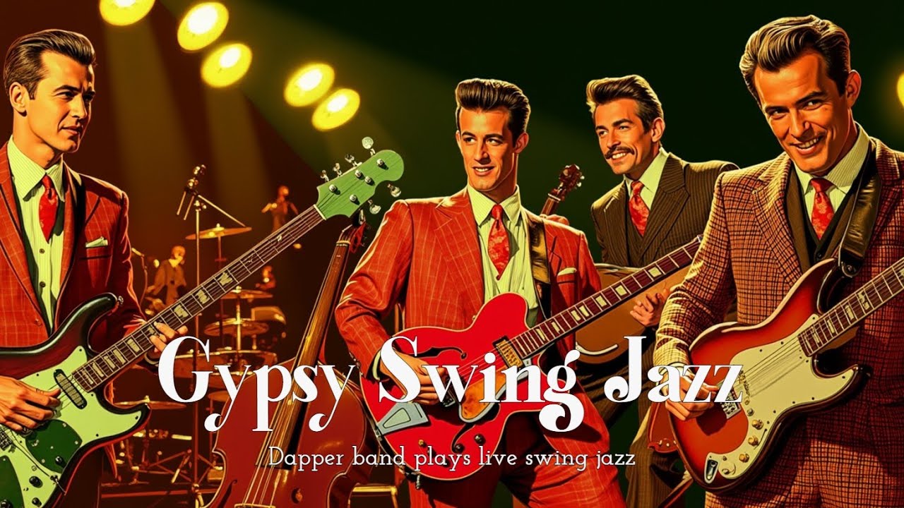 Live Dapper Gypsy Swing Jazz Band Unforgettable Performance of Classic ...