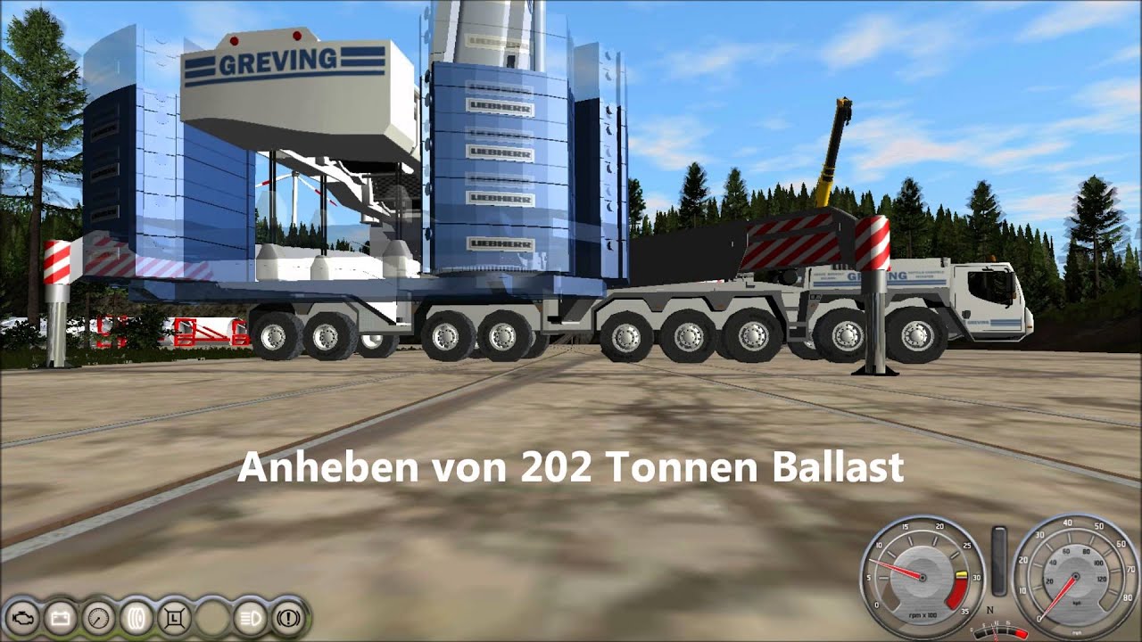 Liebherr LTM 11200 Greving - YouTube