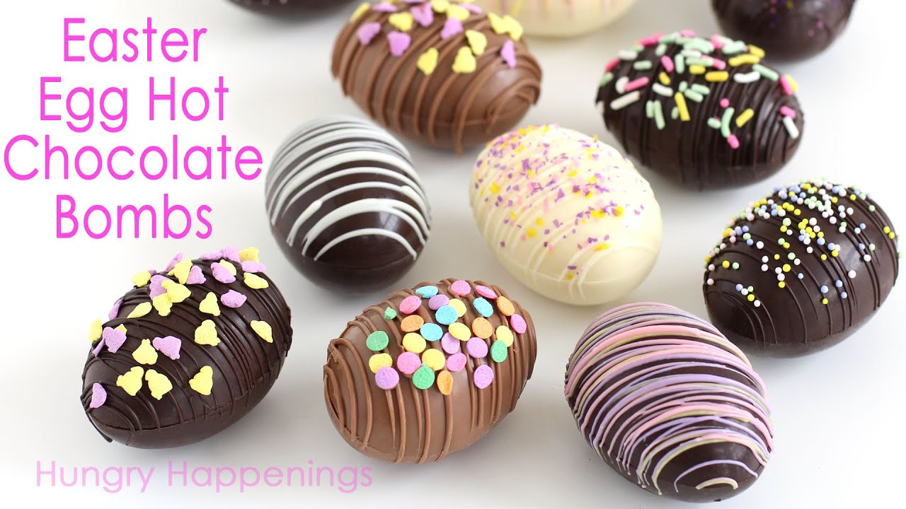Easter Egg Hot Chocolate Bombs - YouTube