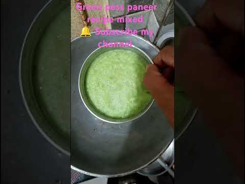 green pess paneer recipe mixed 🔔 subscribe my channel #food - YouTube