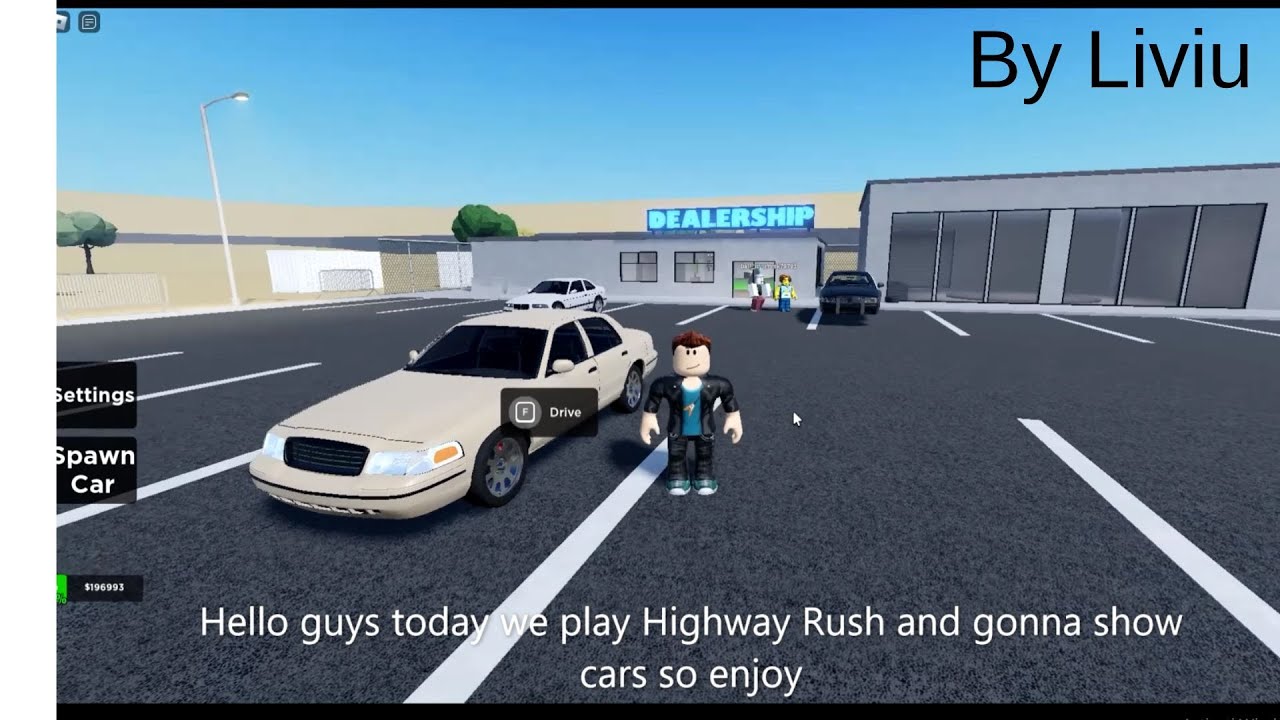 Roblox Highway Rush First car - YouTube