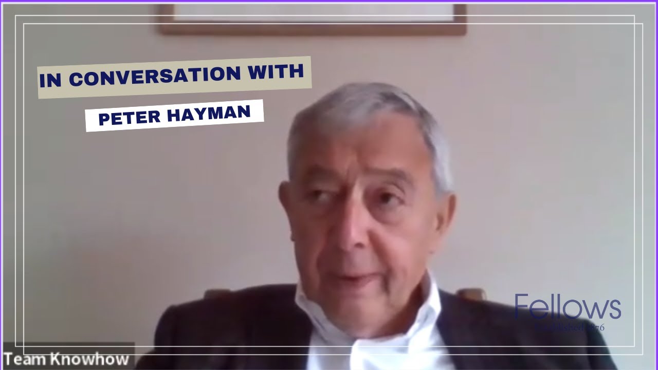 Peter Hayman in conversation with Michael Hayman about his retirement ...