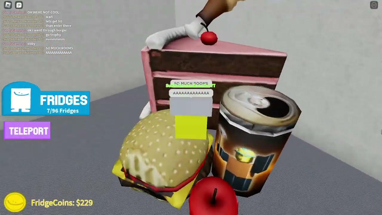 Roblox find the fridges w/friend - YouTube