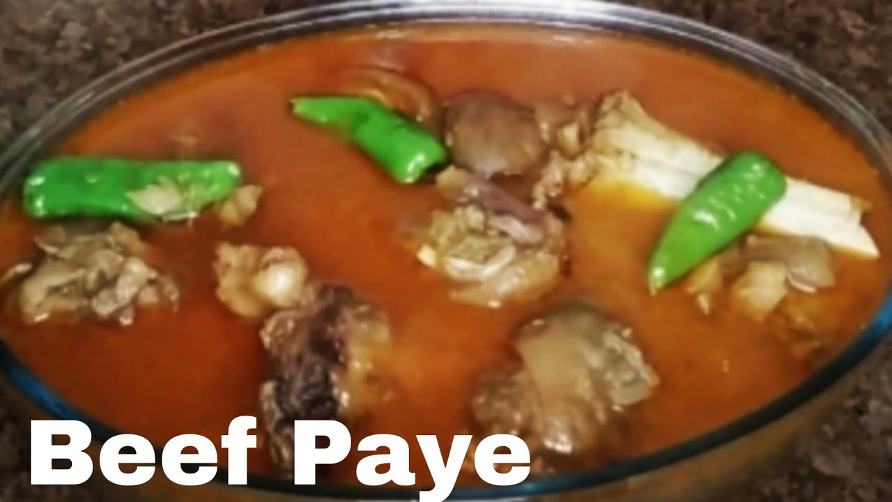 Beef Paye Recipe || Beef Trotters Recipe by Sidra Sohaib - YouTube