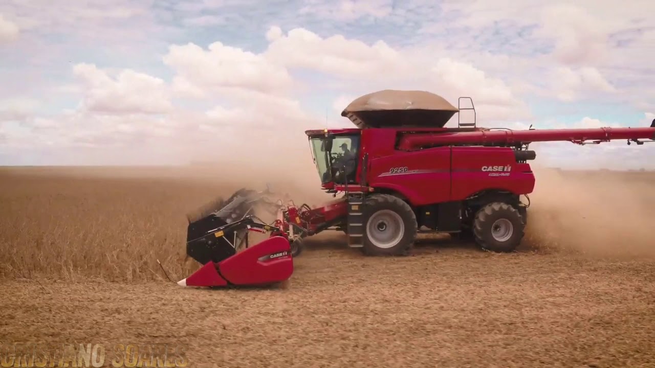 CASE IH 9250 UMA ÓTIMA QUALIDADE DE GRÃO - YouTube