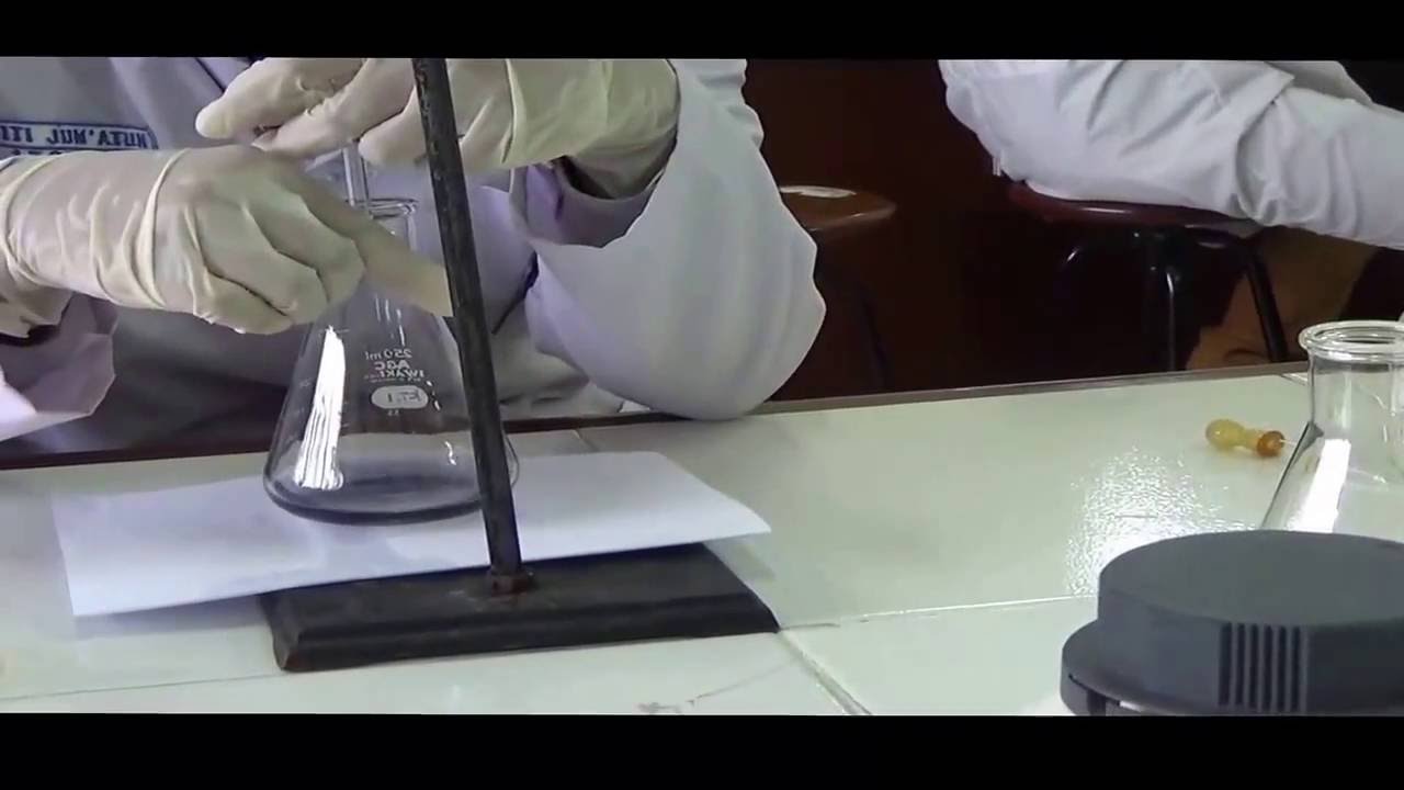 titrasi iodimetri - YouTube