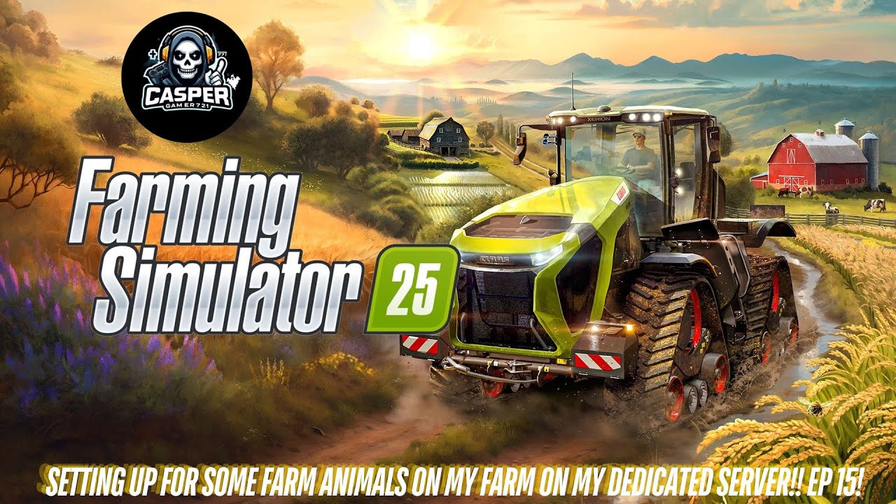 Farming Simulator 25, , setting up for farm animals on my farm on my ...