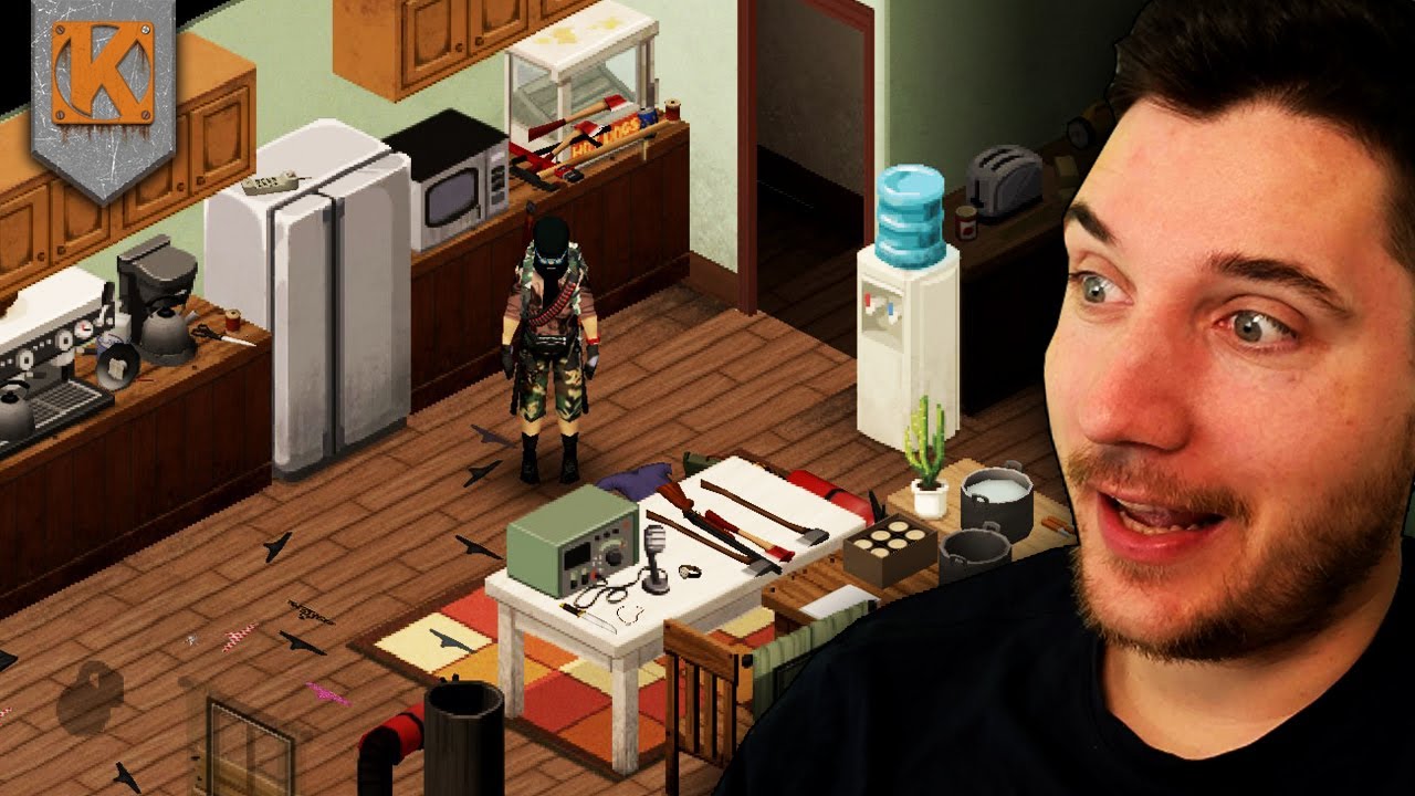 Raiding MILITARY Checkpoint in 100 Days Project Zomboid Survival - YouTube