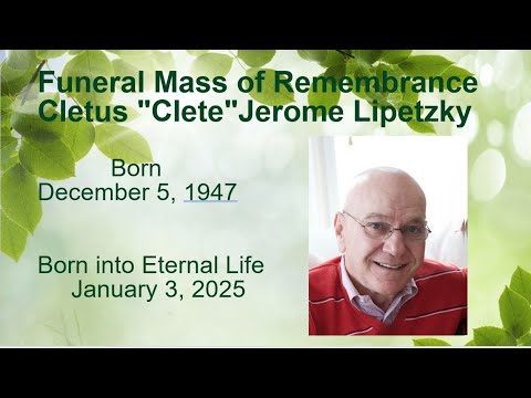 Cletus Lipetzky Funeral - 2025-04-12 - YouTube