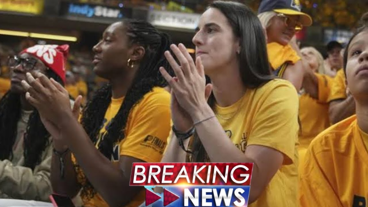 Caitlin Clark hit the Pacers' choking celebration at NBA Finals Game 3 ...