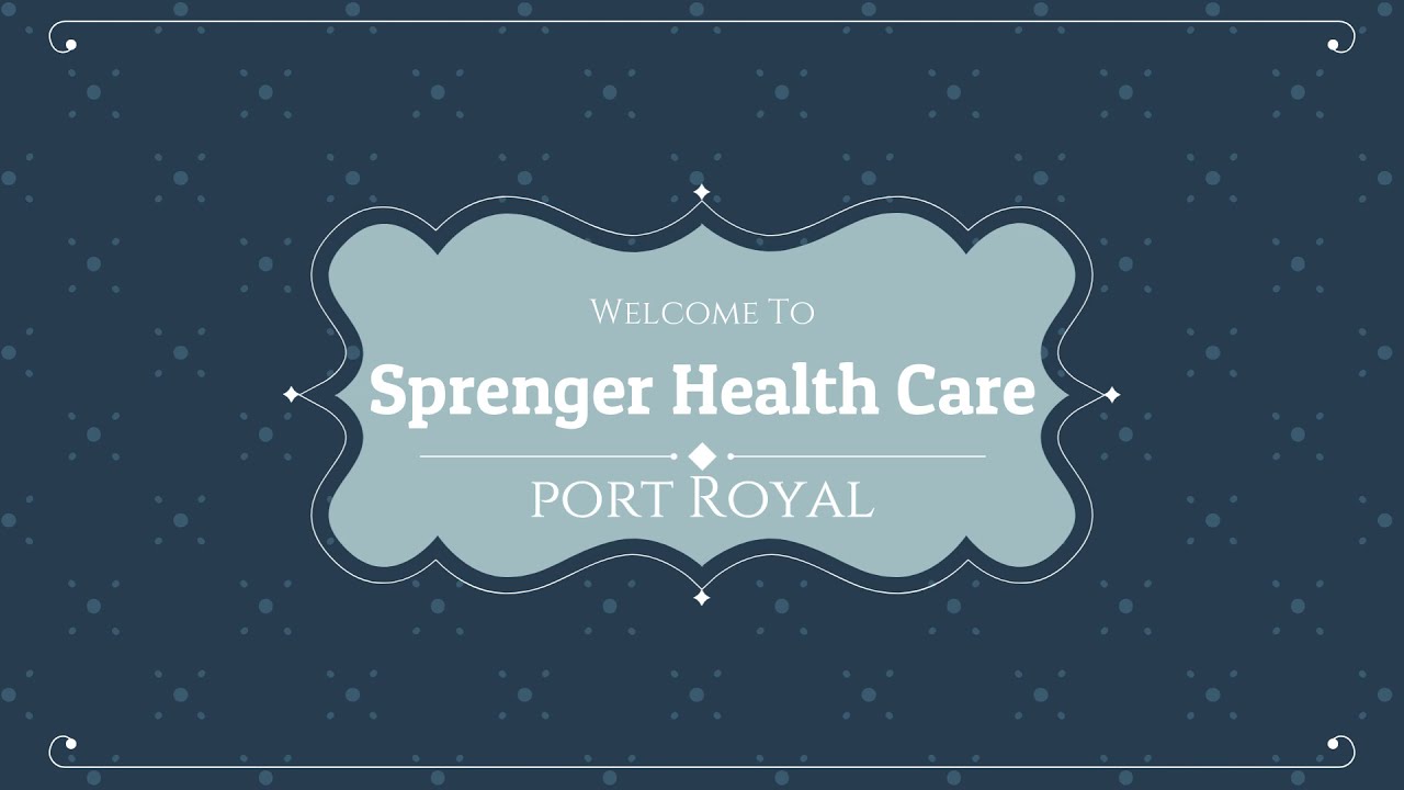 Sprenger Health Care Port Royal Tour - YouTube