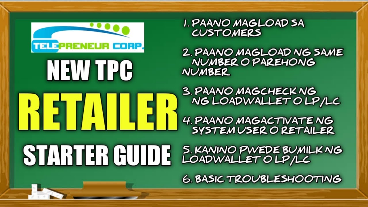 NEW TPC RETAILER STARTER GUIDE | TELEPRENEUR CORP. - YouTube