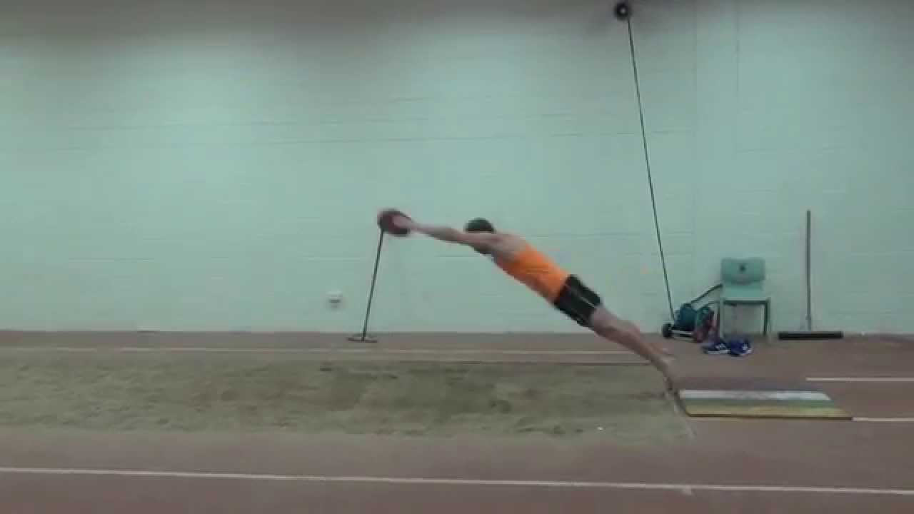 Joseph Haltere (Handheld Loaded) Standing Long Jump 1015 - YouTube